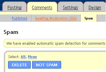Blogger Spam detection | Globinch.com- Everyday technology tricks and tips