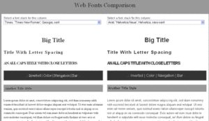 Fonts for Website :Top 10 Font Preview And Comparison Tools | Globinch ...